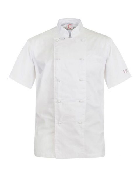 LIGHTWEIGHT EXECUTIVE SHORT SLEEVE CHEFS JACKET - Chefscraft